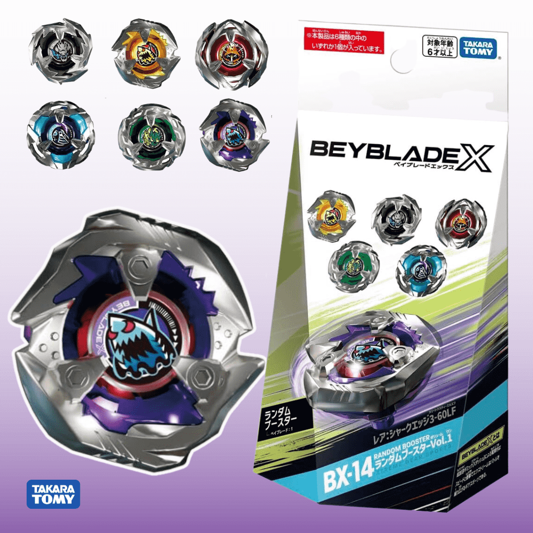 Random Booster de Shark Edge / Set completo de 6 BeyBlade (Beyblade X ...