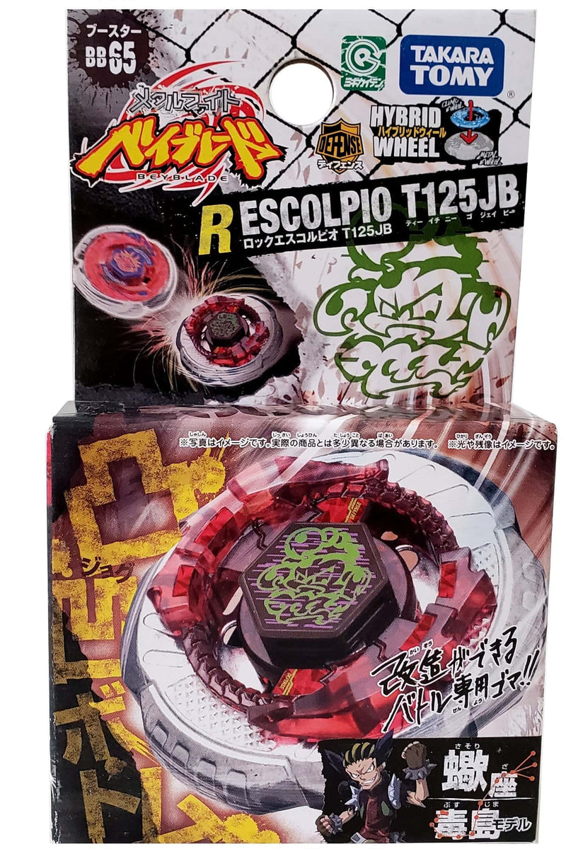 Rock Scorpio T125 JB de BeyBlade Metal Fusion [BeyBlade Original ...
